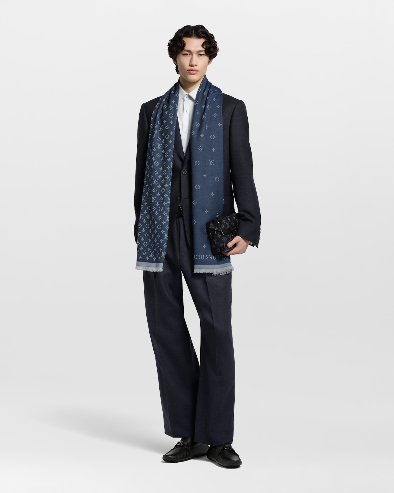 All About Monogram Stole S00 - Men - Accessories | LOUIS VUITTON