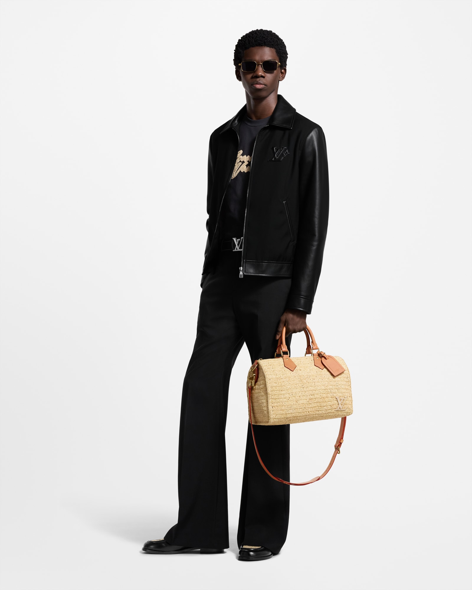 Leather Mix Blouson - Men - Ready-to-Wear | LOUIS VUITTON