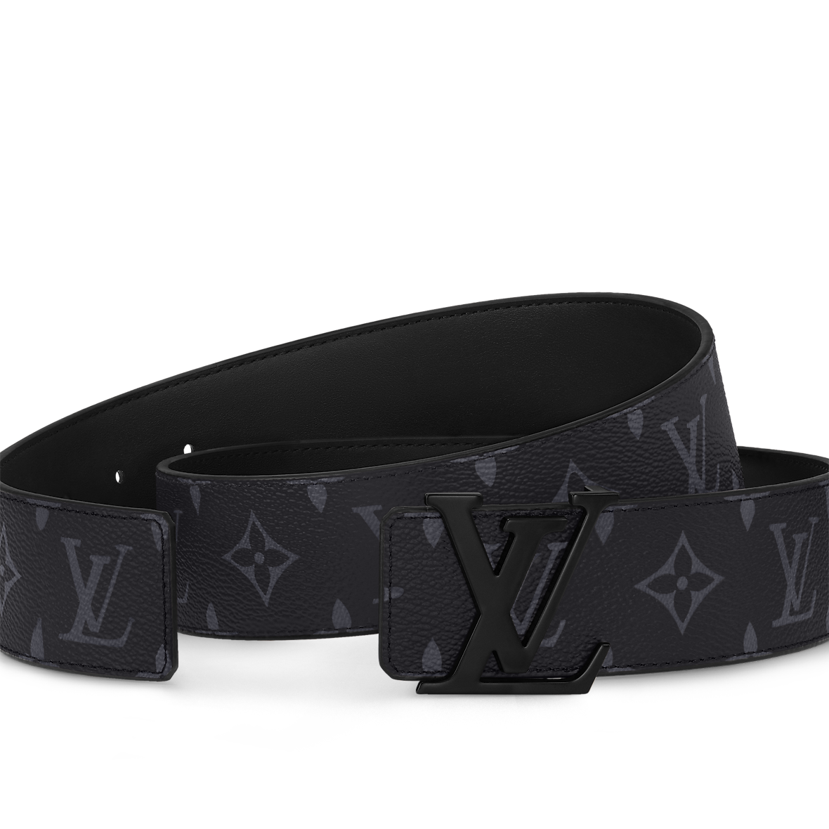 Cinturón LV Initiales 4 cm Monogram Eclipse - Hombre - Accesorios ...