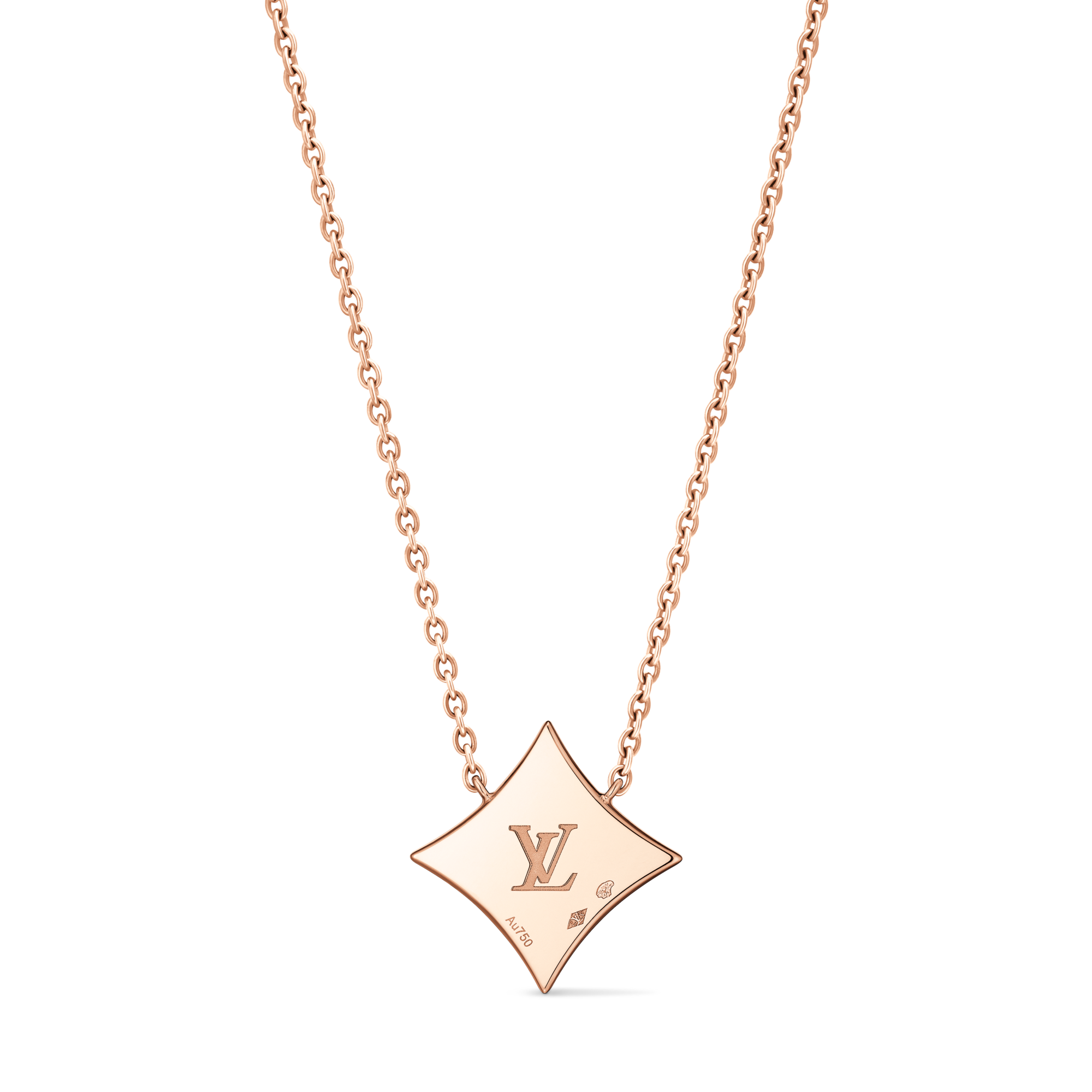 Collar Color Blossom M Star en oro rosa y nácar rosa - Joyería ...