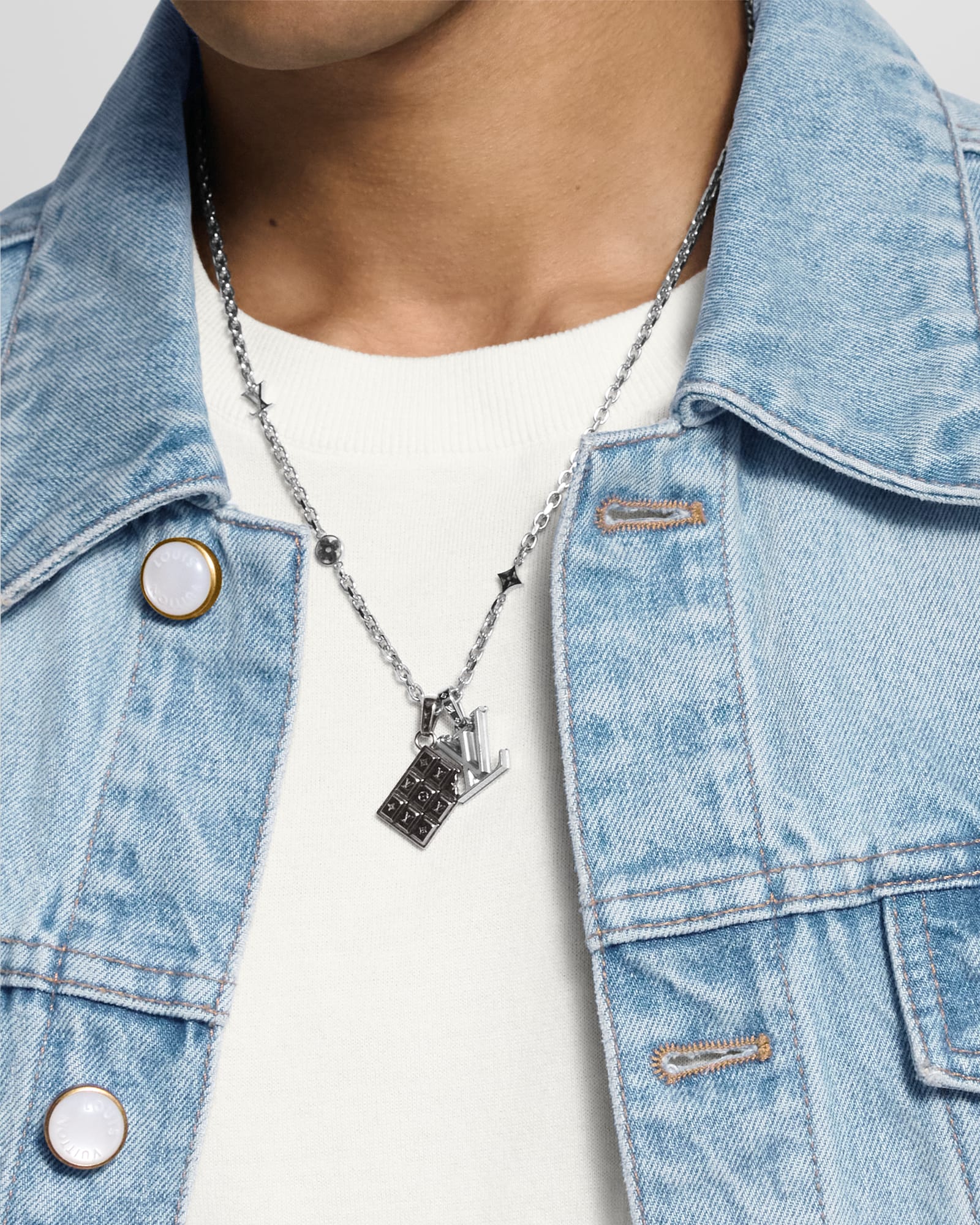 LV Chocolate Bar Charm S00 - Men - Fashion Jewelry | LOUIS VUITTON