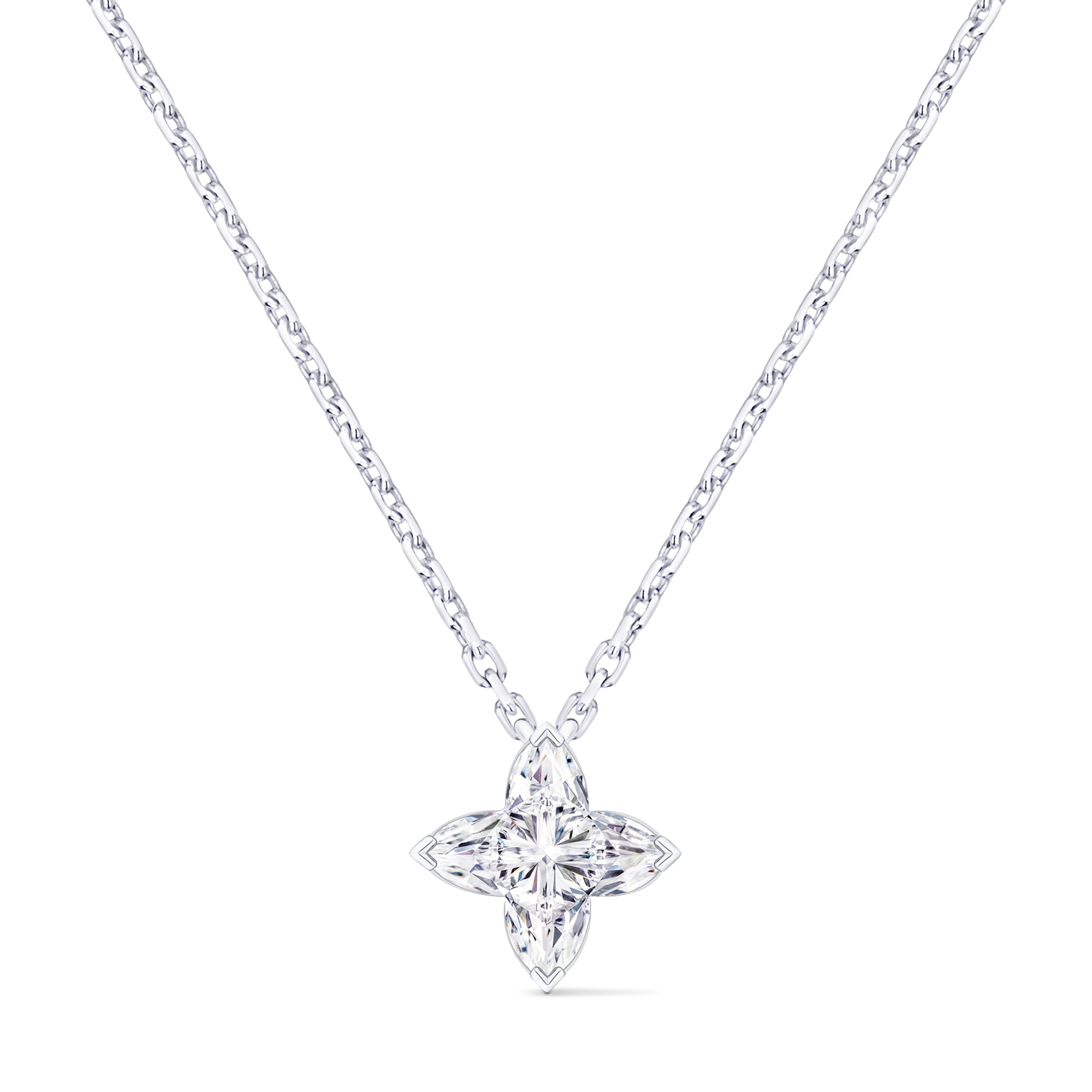 LV Diamonds Pendant, LV Monogram Star cut - Jewelry - Collections ...