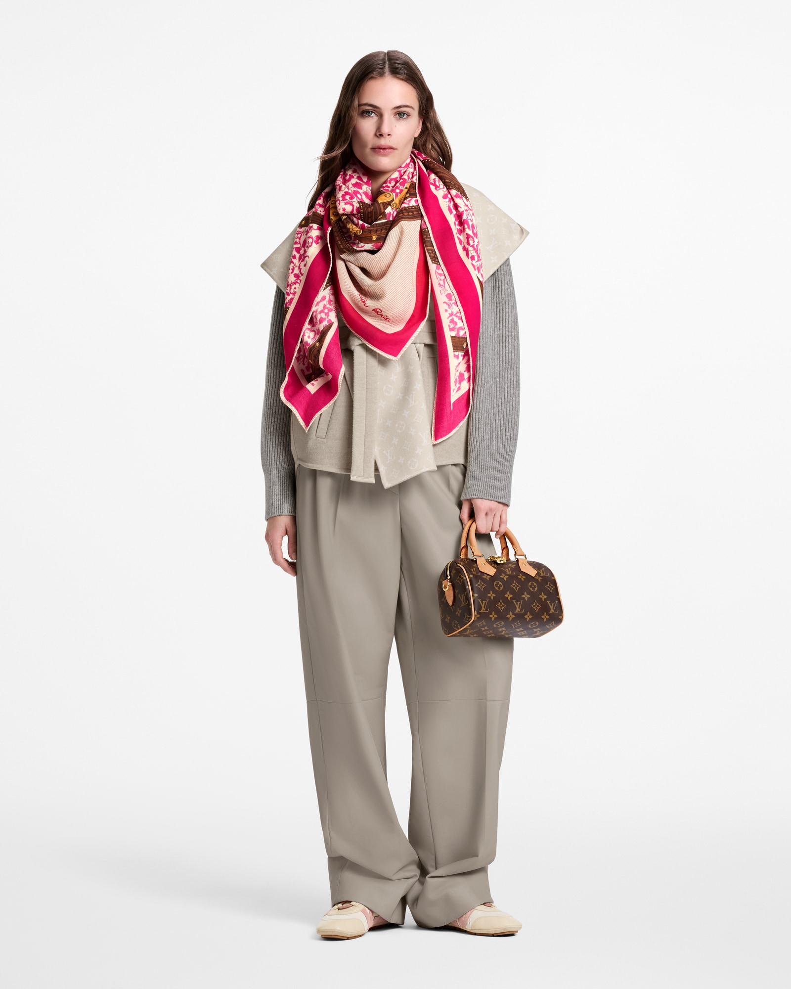 LV Safari Trunk Shawl S00 - Women - Accessories | LOUIS VUITTON