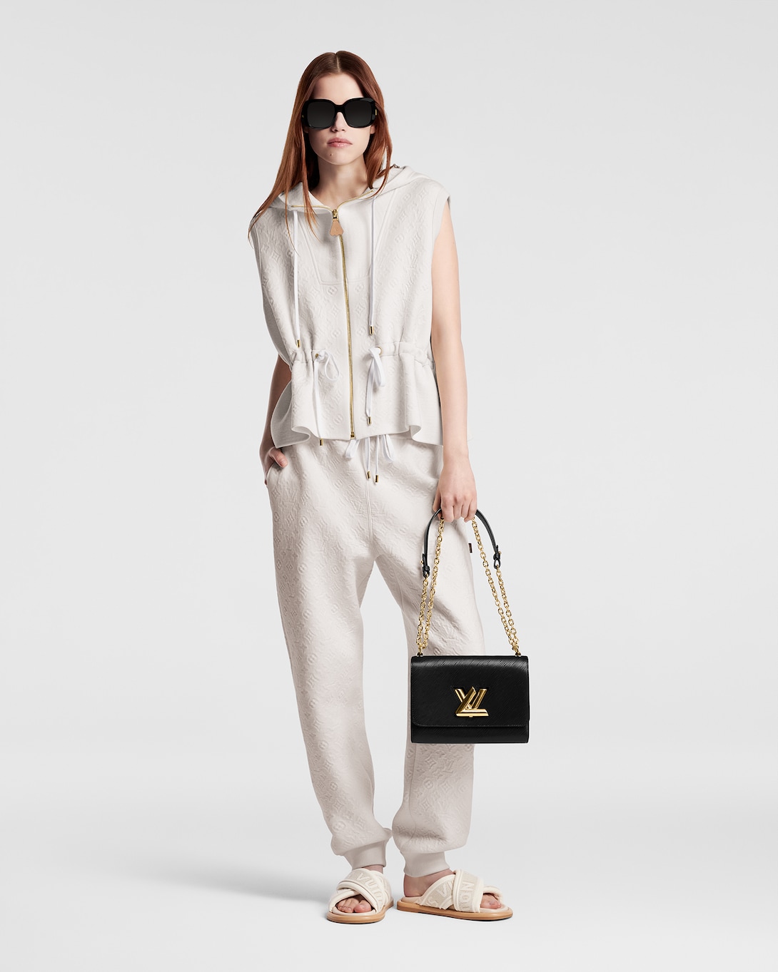 Embossed Monogram Jogging Pants - Women - Ready-to-Wear | LOUIS VUITTON