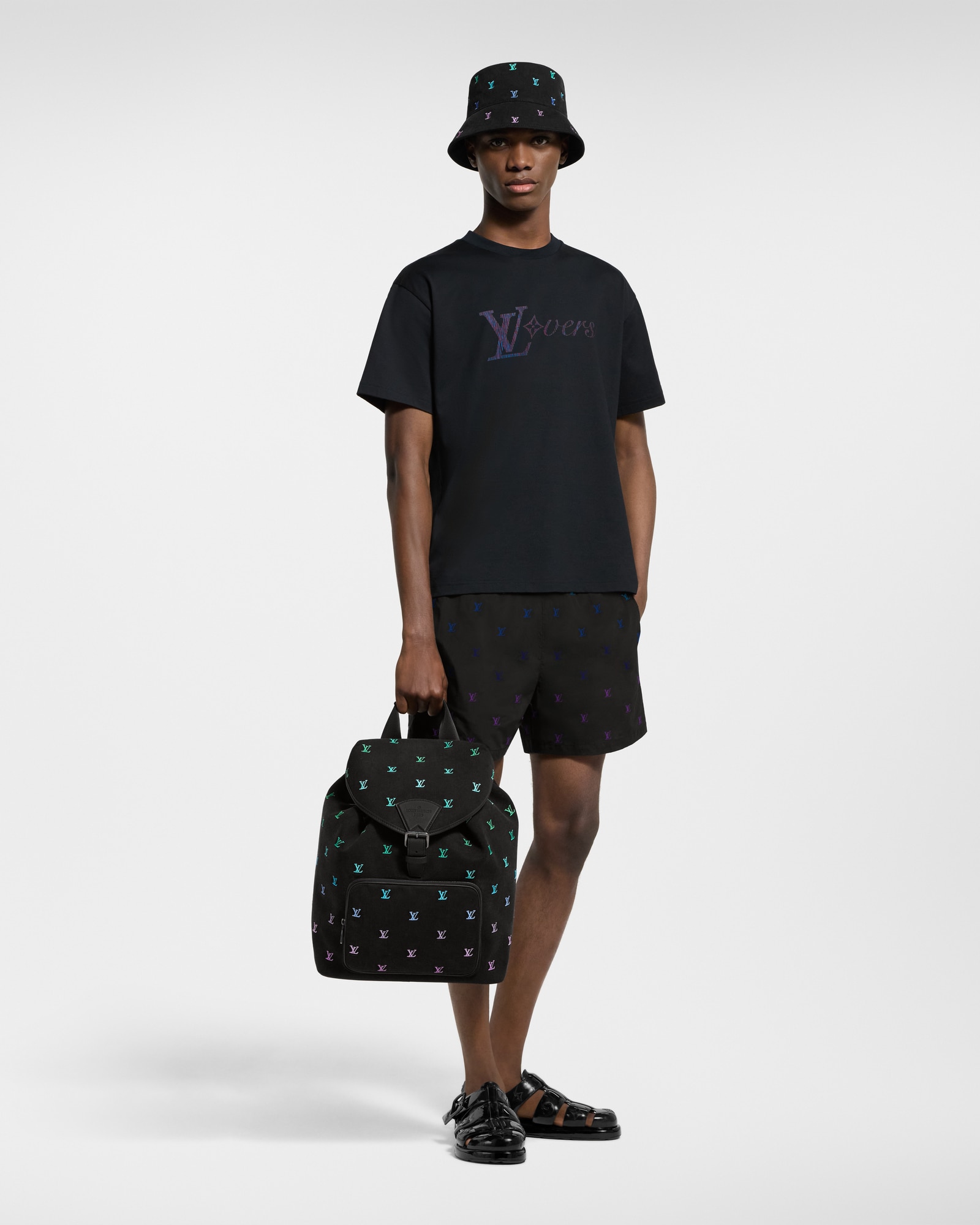 Iridescent LV Vers T-Shirt - Men - Ready-to-Wear | LOUIS VUITTON