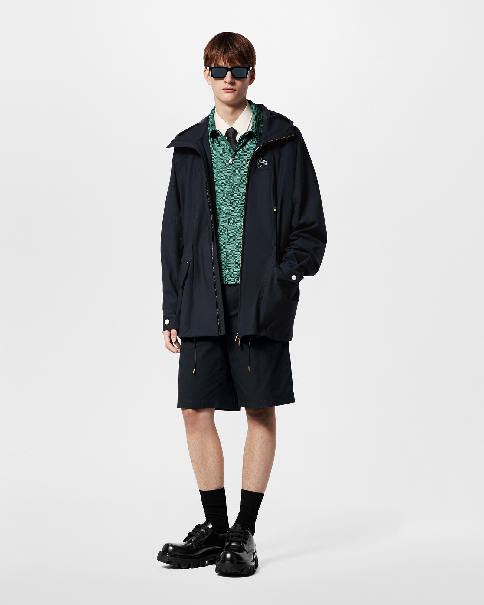 Printed Nylon Hooded Windbreaker Monogram Other - Men - Ready-to-Wear ...