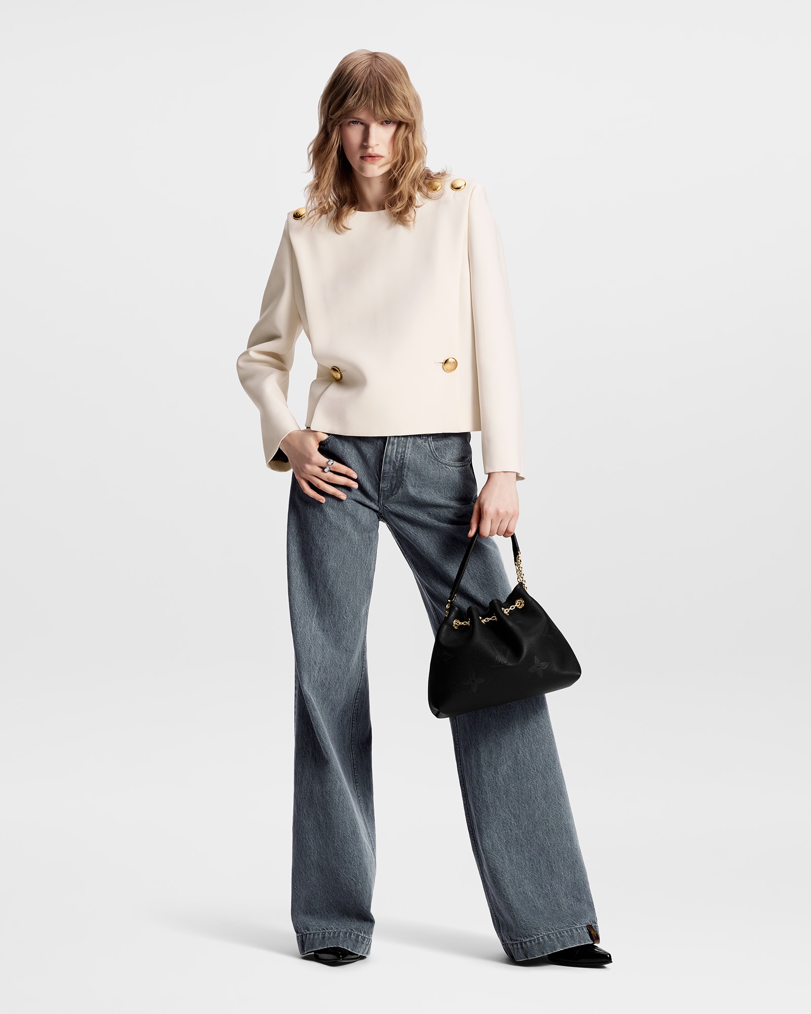 Washed Denim Wide-Leg Jeans - Women - Ready-to-Wear | LOUIS VUITTON