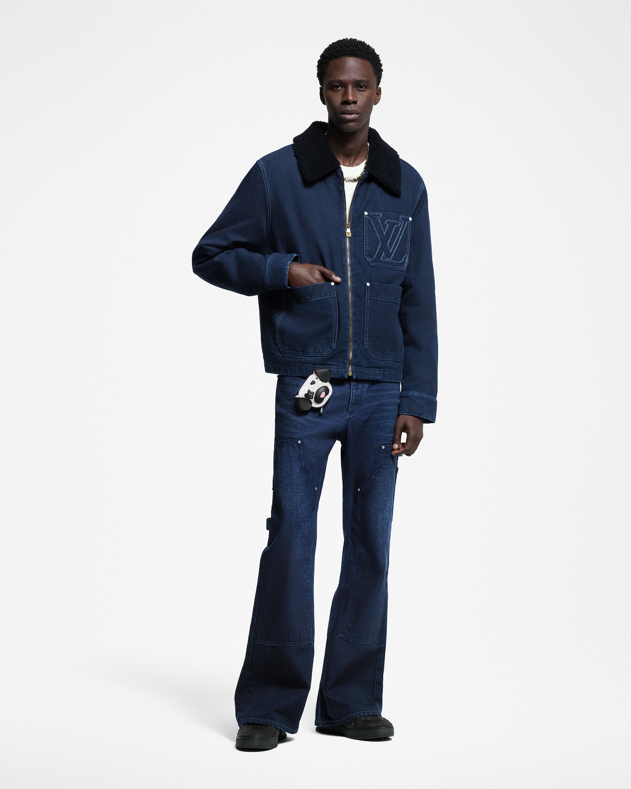 Wintery Workwear Denim Jacket - Men - Ready-to-Wear | LOUIS VUITTON